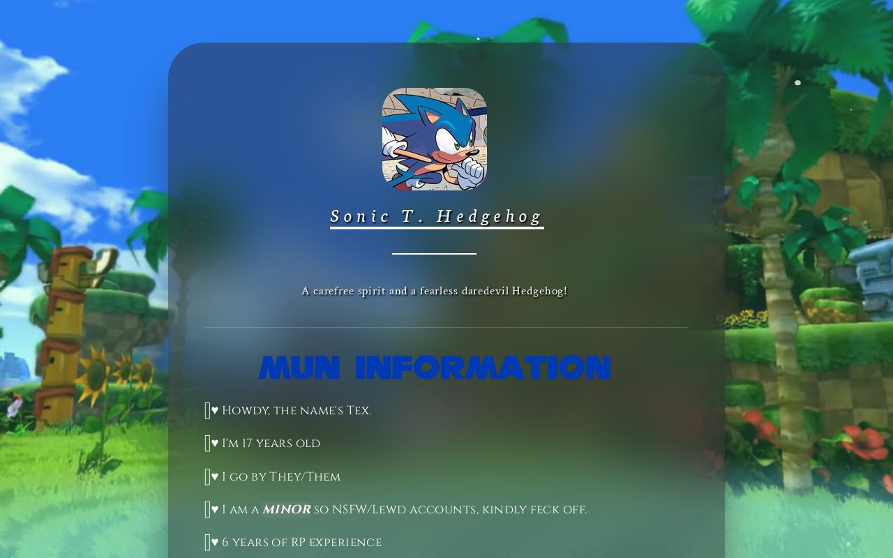 𝐒𝐨𝐧𝐢𝐜 𝐓𝐡𝐞 𝐇𝐞𝐝𝐠𝐞𝐡𝐨𝐠༻꧂